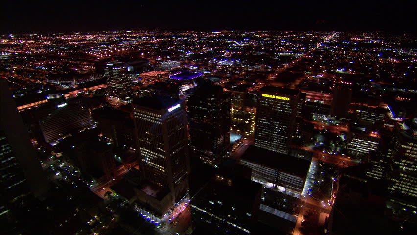 Skyline Phoenix Arizona. Incredible Far Perspective Of The Phoenix ...