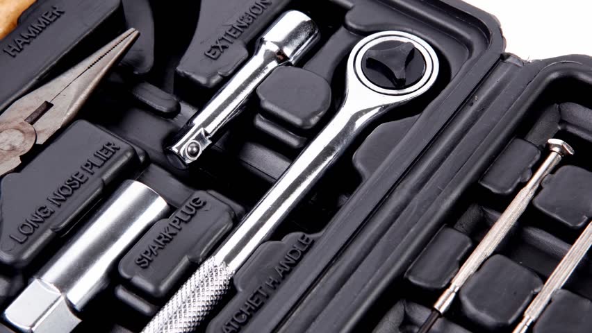 Toolbox Set of Tools Include Stock Footage Video (100% Royalty-free ...