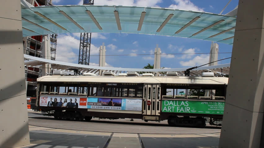 Vintage Mckinney Trolley Ride, Dallas Stock Footage Video (100% Royalty ...