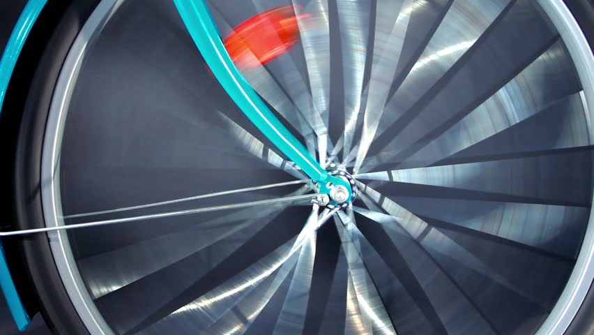 Bicycle Front Wheel Spinning Stock Footage Video (100% Royalty-free ...