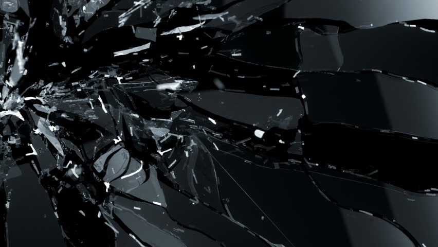 Shattered Black Wallpaper