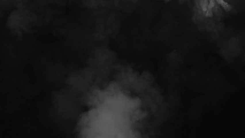 Smoke On A Black Background. Professional Studio Light And Smoke ...