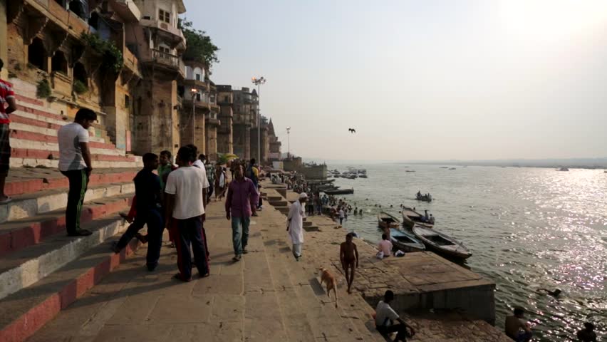 Varanasi, India - Circa May Stock Footage Video (100% Royalty-free ...