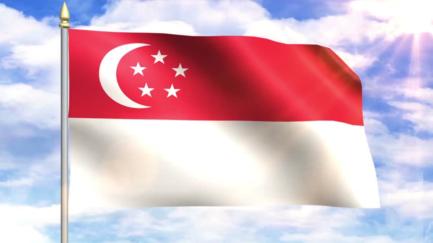 Flag Of Singapore Stock Footage Video 2584493 | Shutterstock