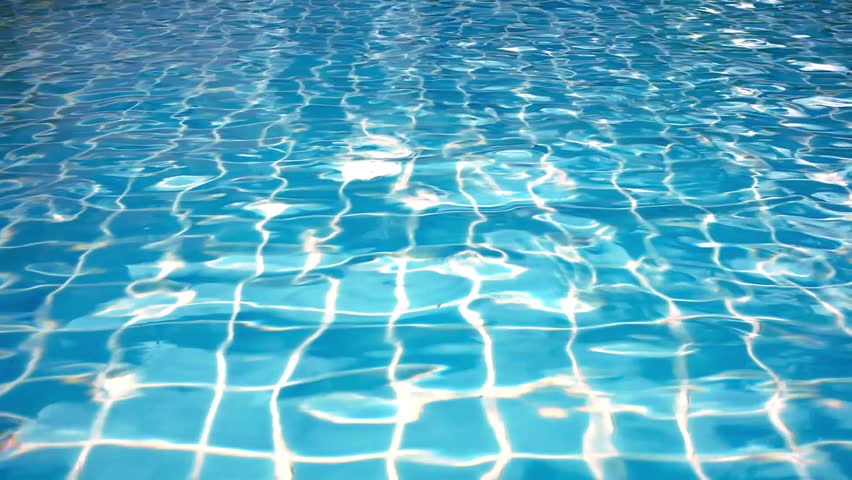 Clear Blue Swimming Pool Close Stock Footage Video (100% Royalty-free ...