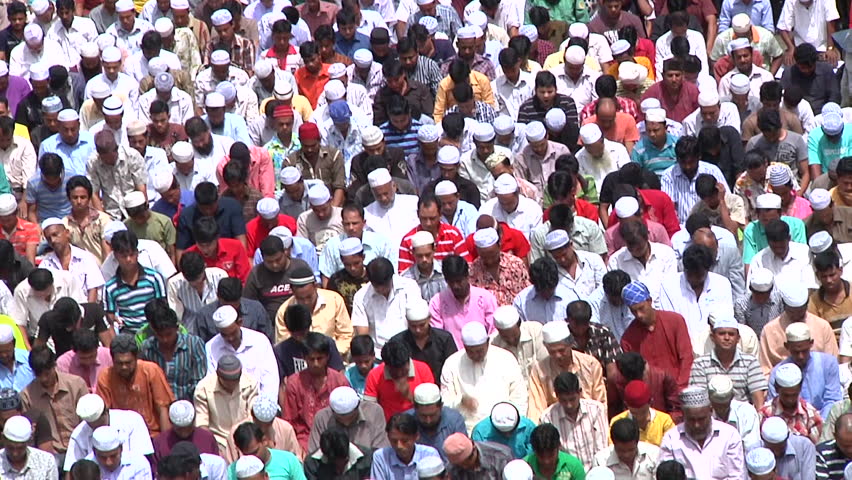 Kaaba Mecca Hajj Muslim People Crowd Praying Stock Footage Video ...