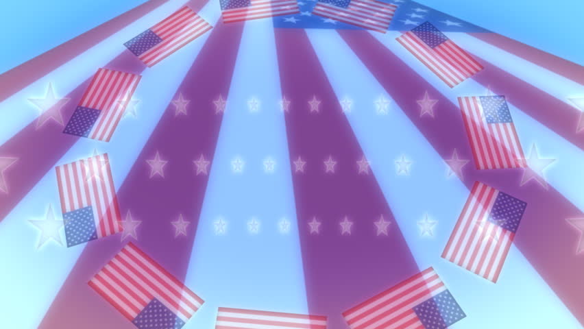Stock video of american patriotic looping animated background | 757015 ...