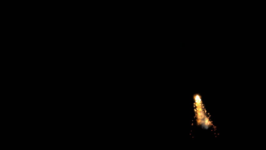 Fire and Smoke Trail Stock Footage Video (100% Royalty-free) 759475 ...