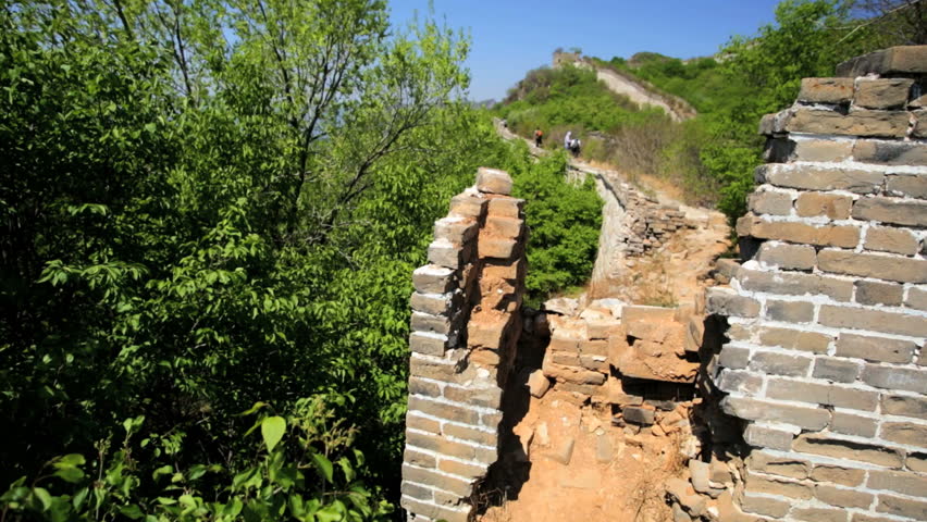 Great Wall Of China People Chinese Historic Man Made Brick People ...