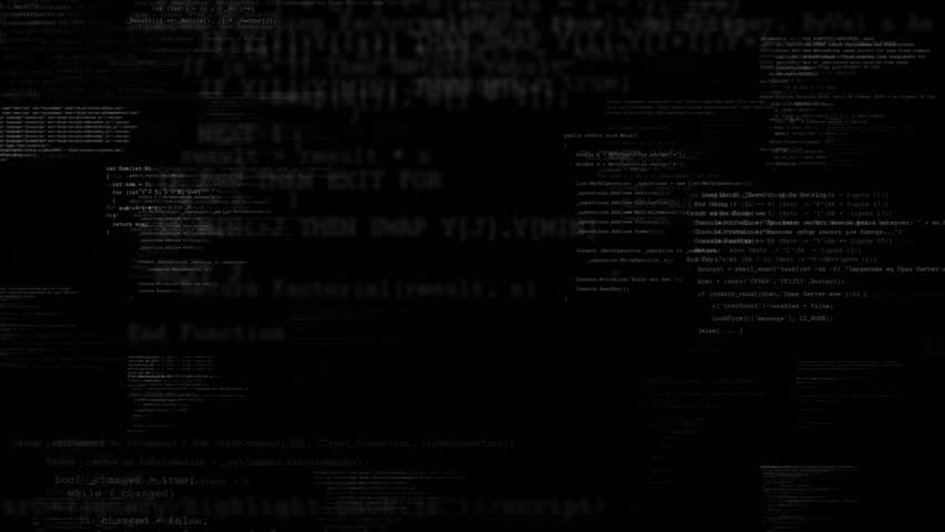 Abstract Floating Code Lines On Stock Footage Video (100% Royalty-free ...