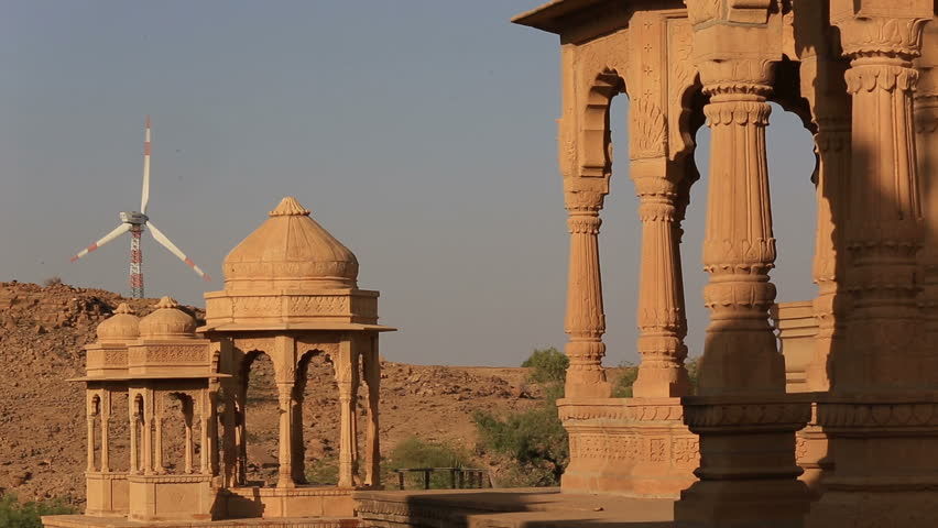 Historical Bada Bagh ( Barabagh Stock Footage Video (100% Royalty-free ...