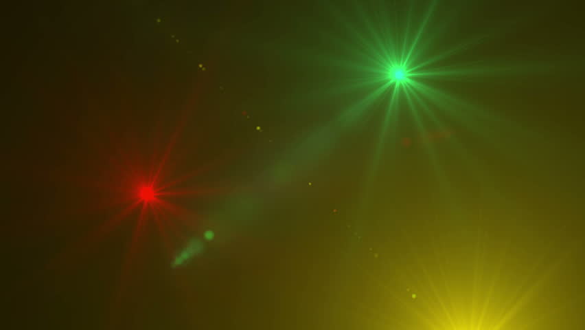 Red Light Flare Animation On Green Screen. Stock Footage Video 10664534 ...