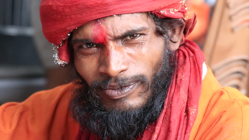 HARIDWAR, INDIA - OCTOBER 21, 2014 : Unidentified Indian Poor Man Sits ...