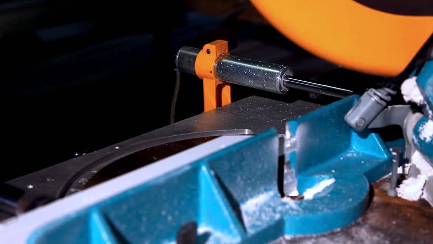 Machine for Cutting Plastic Profile Stock Footage Video (100% Royalty ...