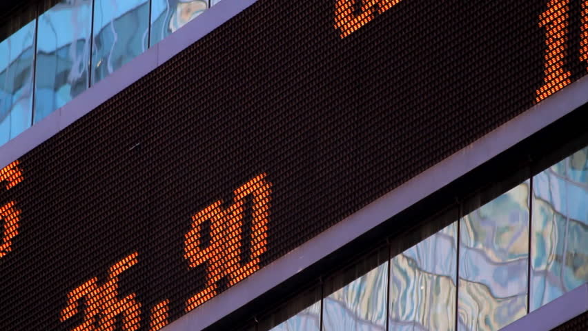 Stock Market LED Ticker Board Stock Footage Video 872272 | Shutterstock