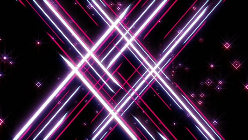 Neon Lights. Hd Loopable Background. Stock Footage Video 12555848 ...
