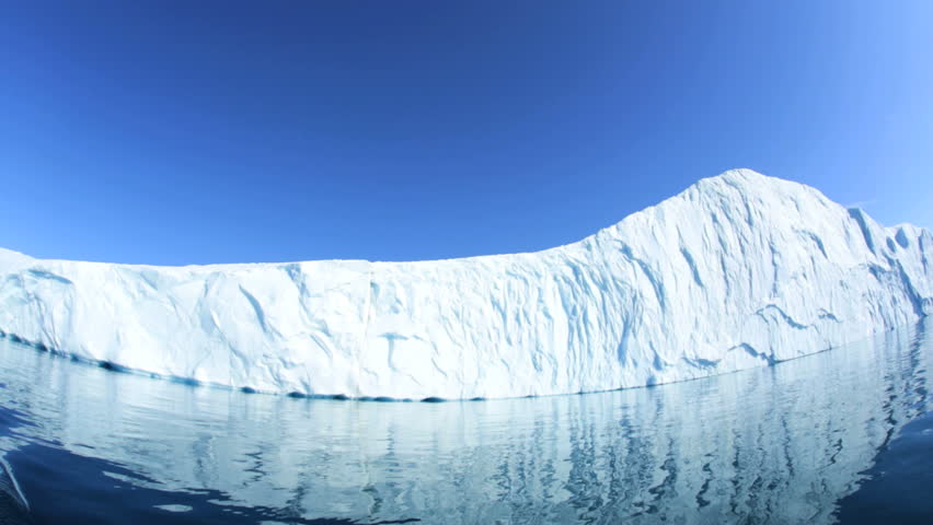 Fisheye Icebergs Global Warming Melting Ice Natural Environment ...
