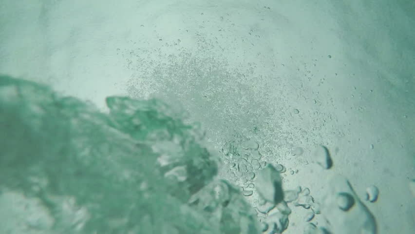 Stock video of underwater slow motion: drowning in deep | 9329225 ...