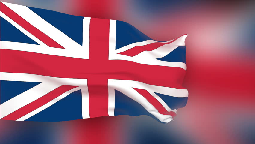 British Flag Slowly Waving in Stock Footage Video (100% Royalty-free ...