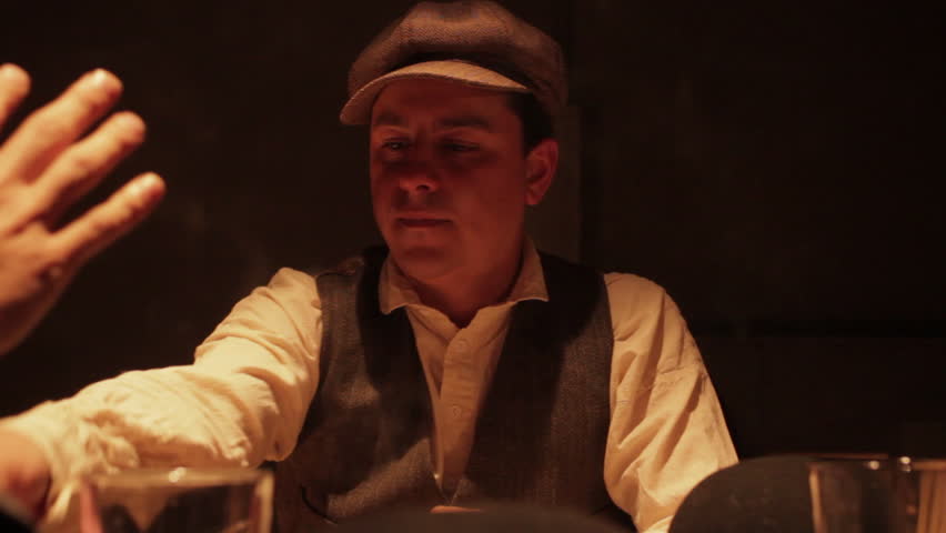 NEW YORK CITY - SEPTEMBER 2013. Re-enactment, Recreation Of 1920s ...