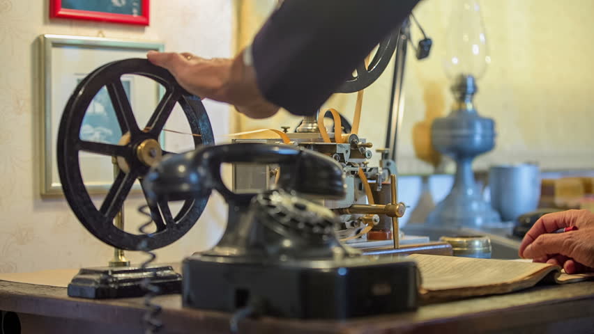 Man Receiving the Telegraph in Stock Footage Video (100% Royalty-free ...
