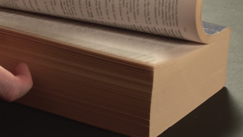 Flipping Through Book Pages Stock Footage Video (100% Royalty-free ...