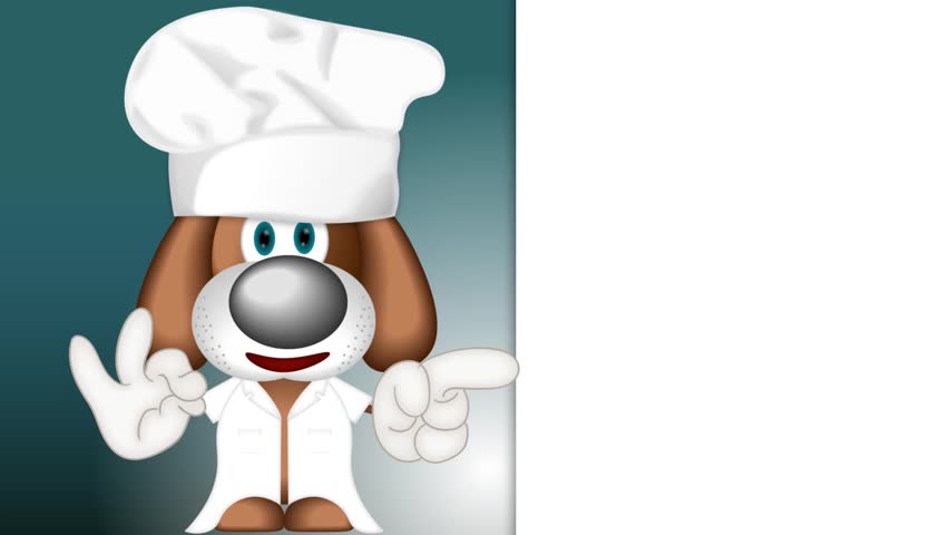 Dog Pup Puppy Cook Cooking Stock Footage Video (100% Royalty-free ...